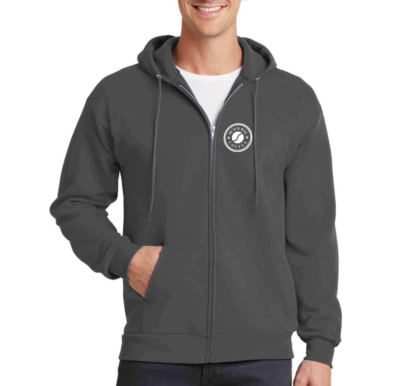 Port & Company Unisex Core Fleece Zip Hoodie - Custom Branded ...