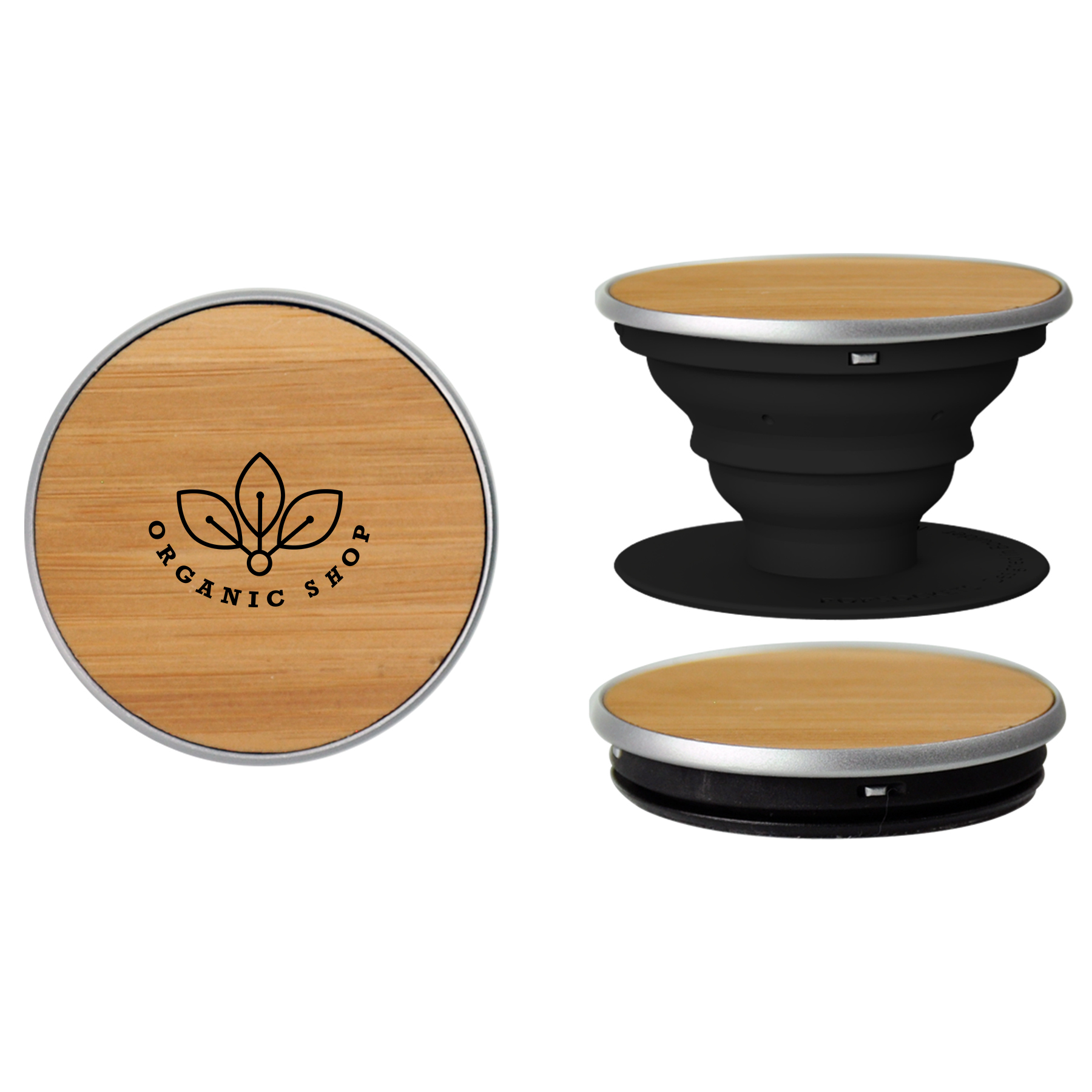 PopGrip Wood - Custom Branded Promotional Tech Accessories - Swag.com