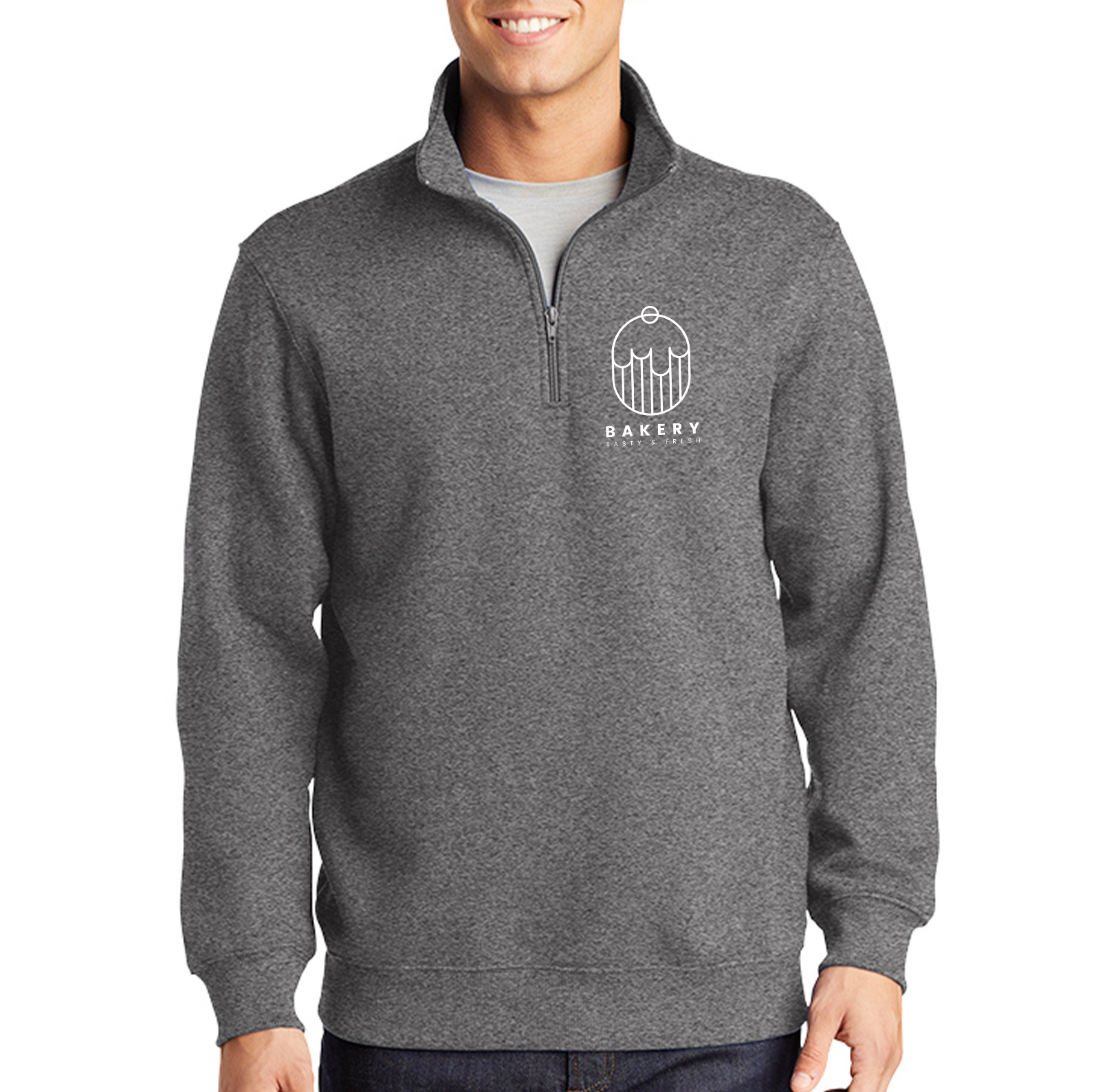 Sport-Tek Unisex Quarter-Zip Sweatshirt - Custom Branded Promotional ...