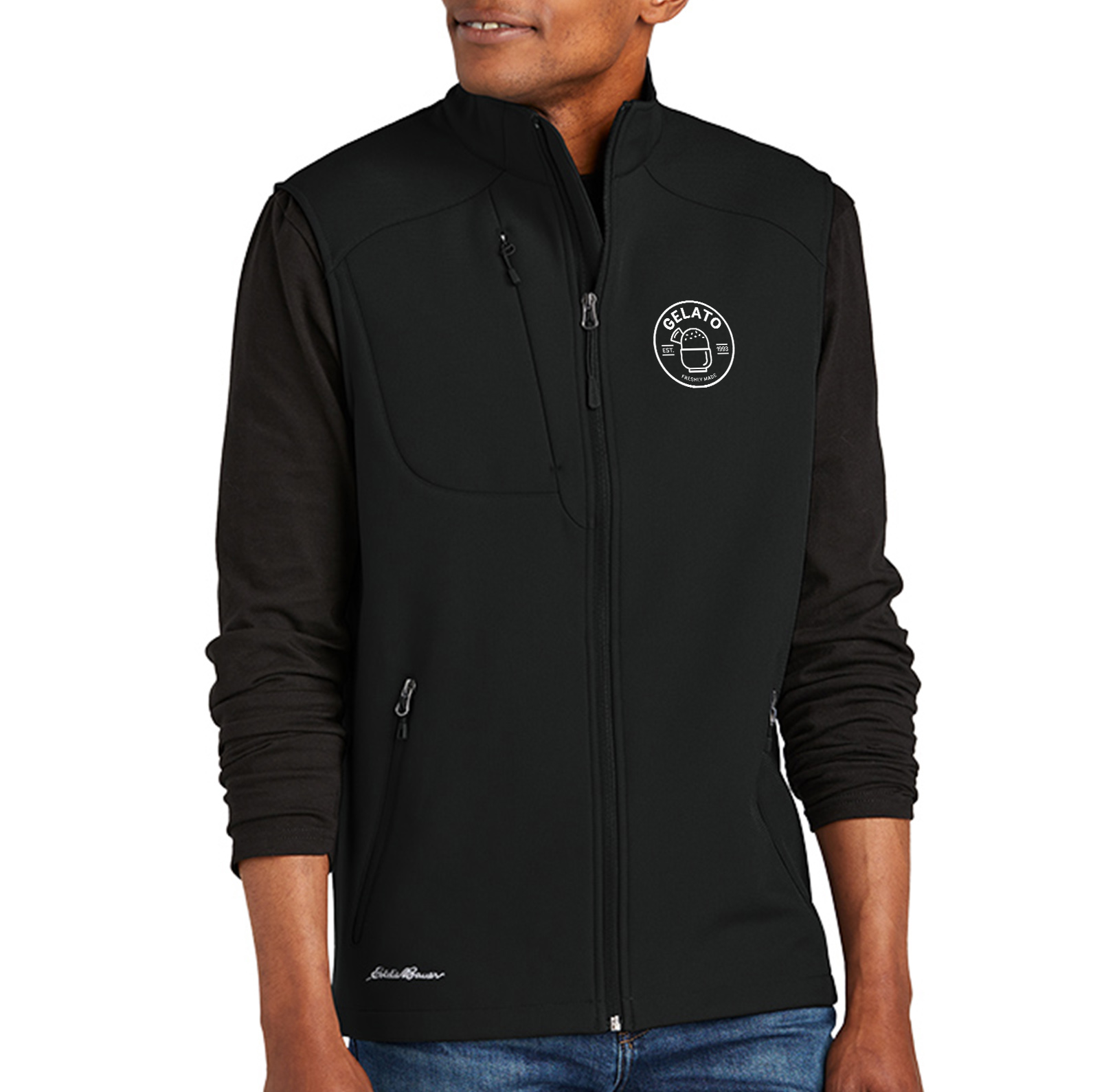 Eddie Bauer Unisex Stretch Soft Shell Vest - Custom Branded Promotional ...