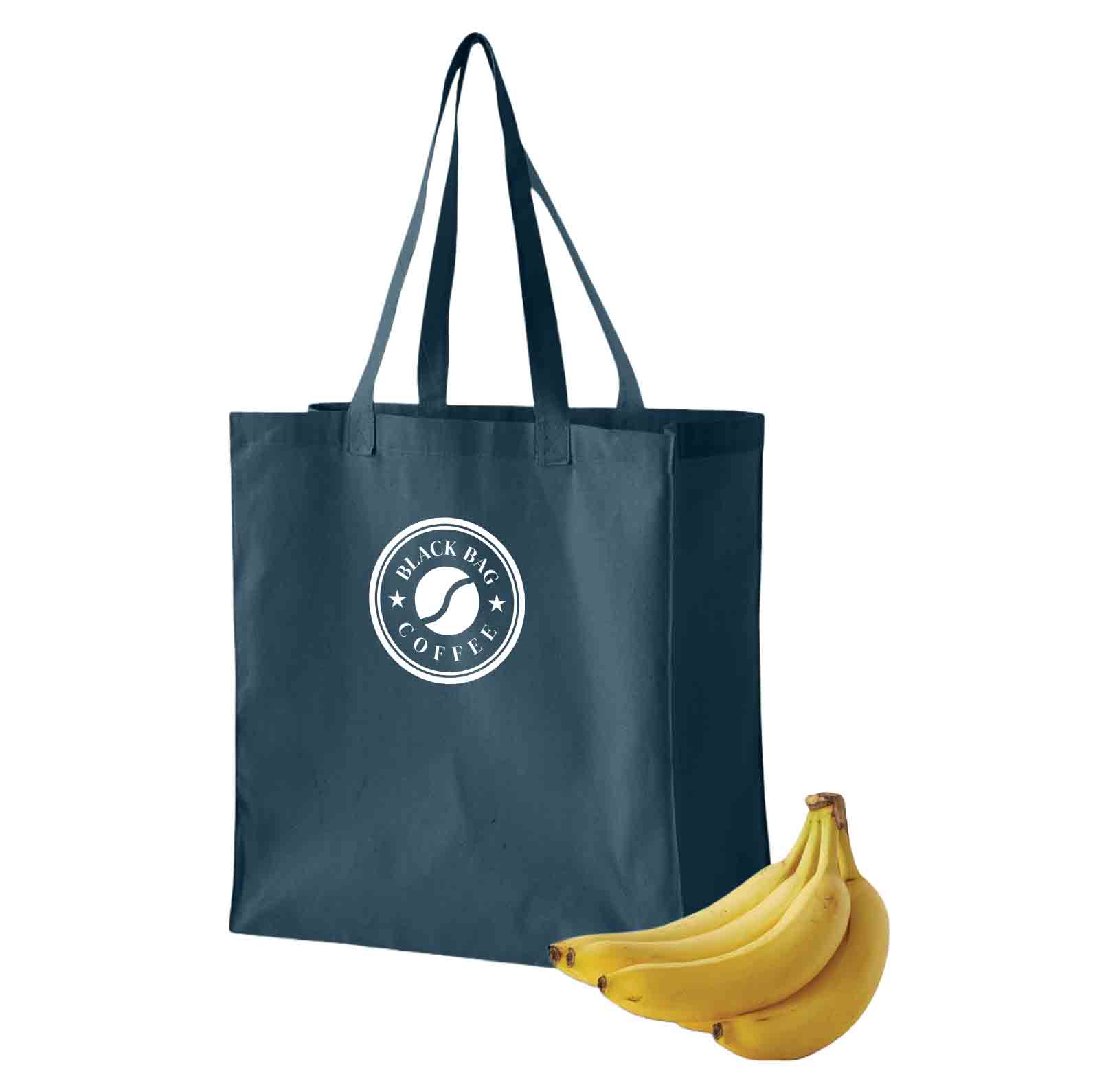 Canvas 6 Oz. Grocery Tote Bag - Custom Branded Promotional Tote Bags ...