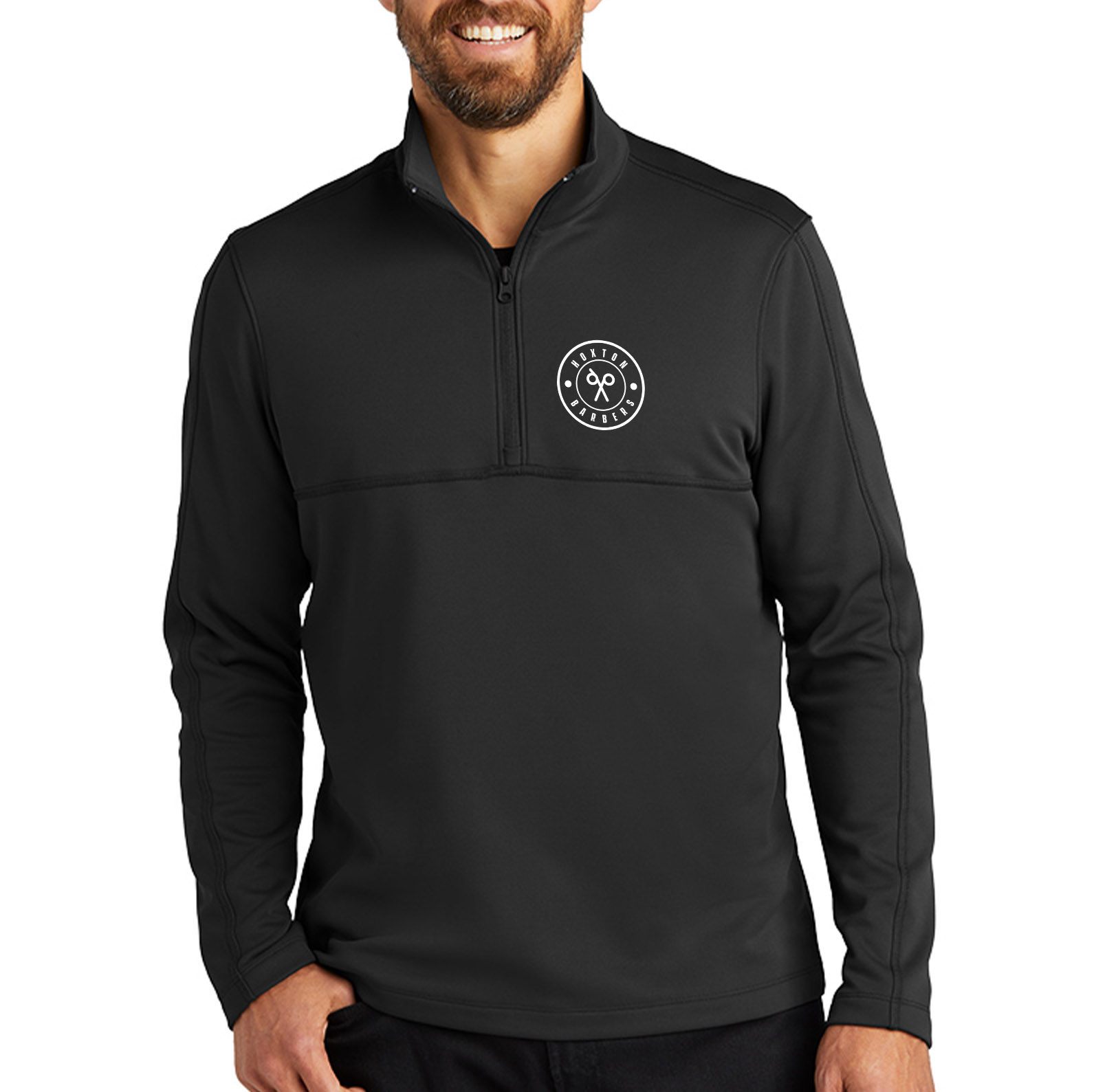 Port Authority Unisex Smooth Quarter-Zip Pullover - Custom Branded ...