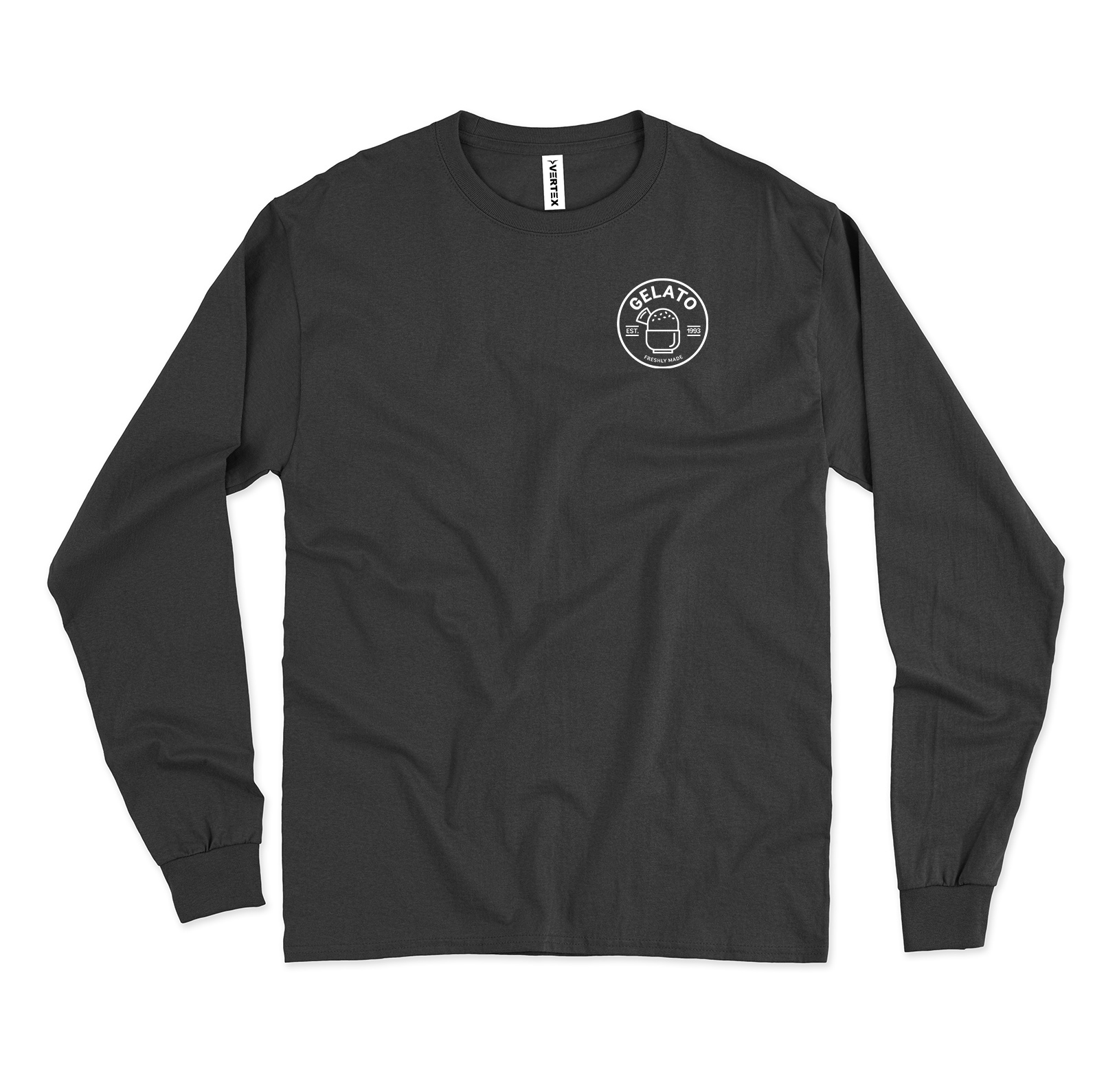 VERTEX Unisex Long Sleeve T-Shirt - Custom Branded Promotional Tshirts ...