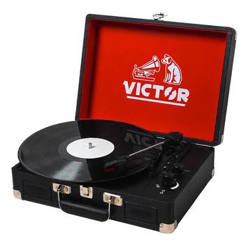 Victor Dual Bluetooth Turntable - Custom Branded Promotional Audio ...