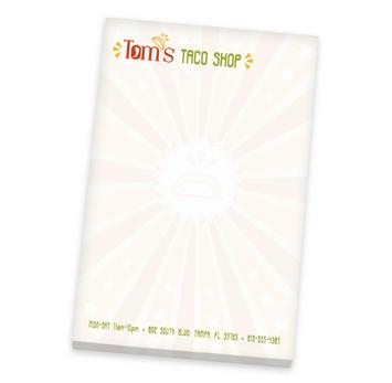 Souvenir 4'' x 6'' Note Pad - Custom Branded Promotional Note Pads ...